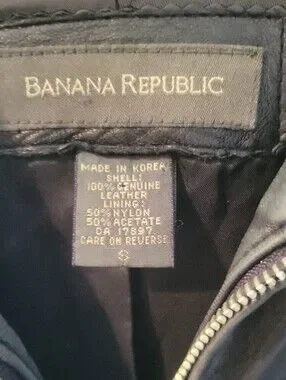 Banana Republic | Jackets & Coats | Banana Republic Unisex Black ...